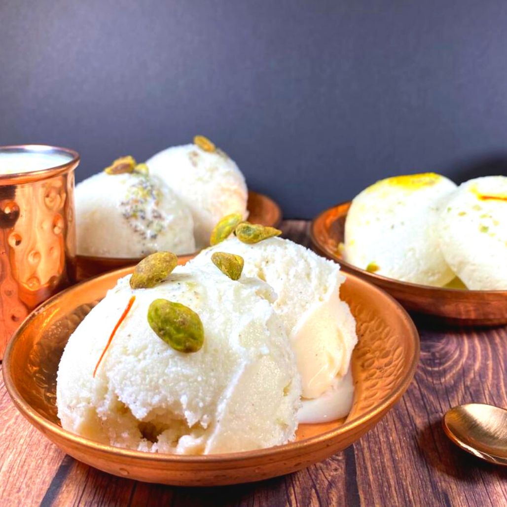 Rasmalai Ice Cream - Indian Dessert Delight - Pints of Joy